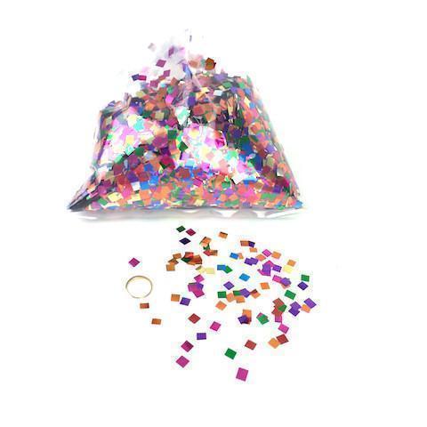 Miniature Confetti: 1/4" Squares in Brilliant Colors. USA – Times ...